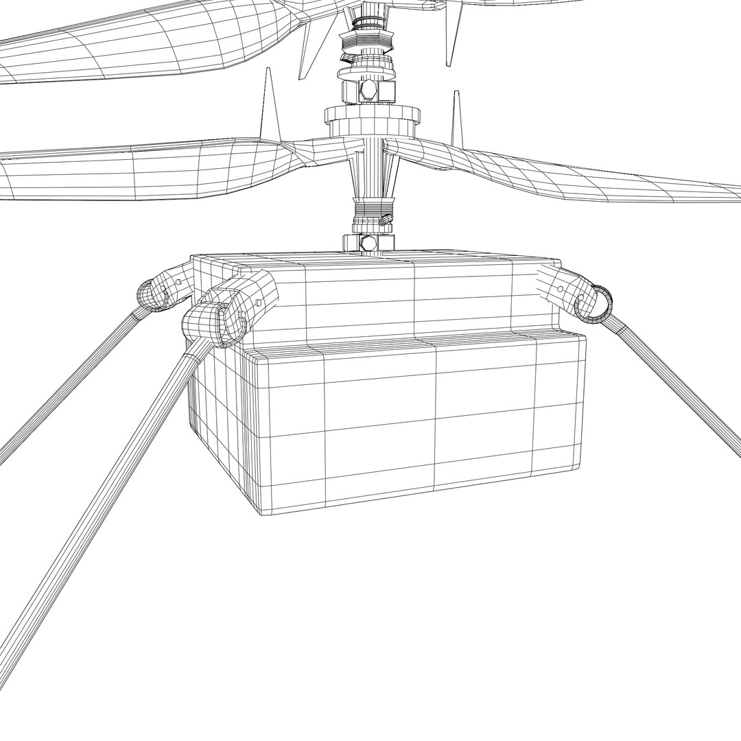 3D Ingenuity Helicopter - TurboSquid 1728046