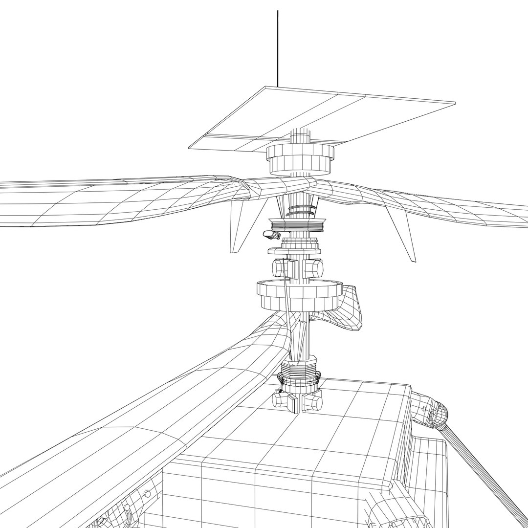 3D Ingenuity Helicopter - TurboSquid 1728046