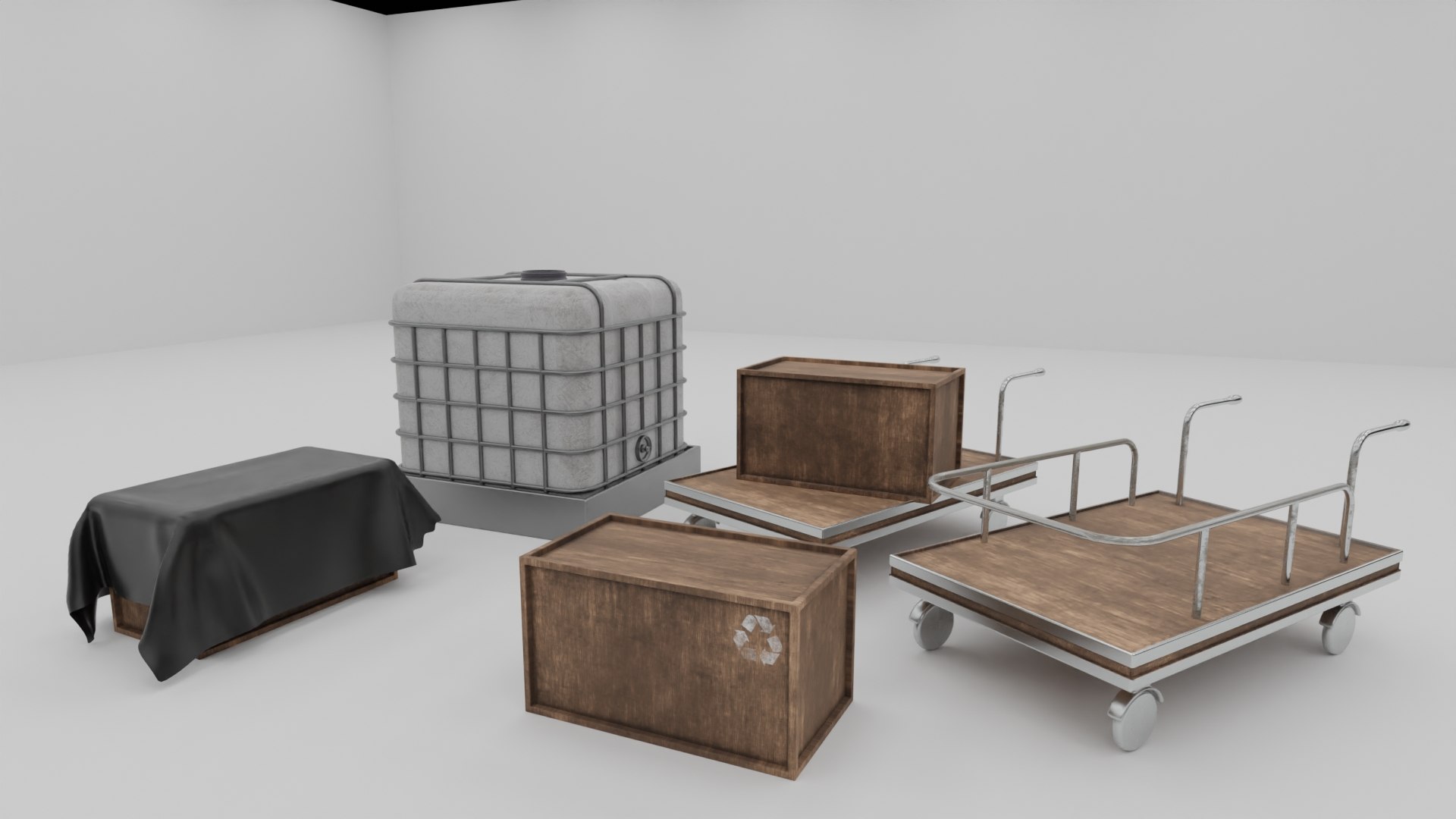 3D Industrial Props Kit model - TurboSquid 1983205