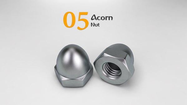 3D nuts nylon insert - TurboSquid 1548450