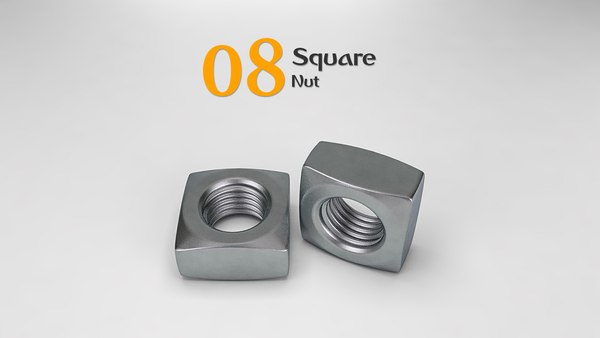 3D nuts nylon insert - TurboSquid 1548450