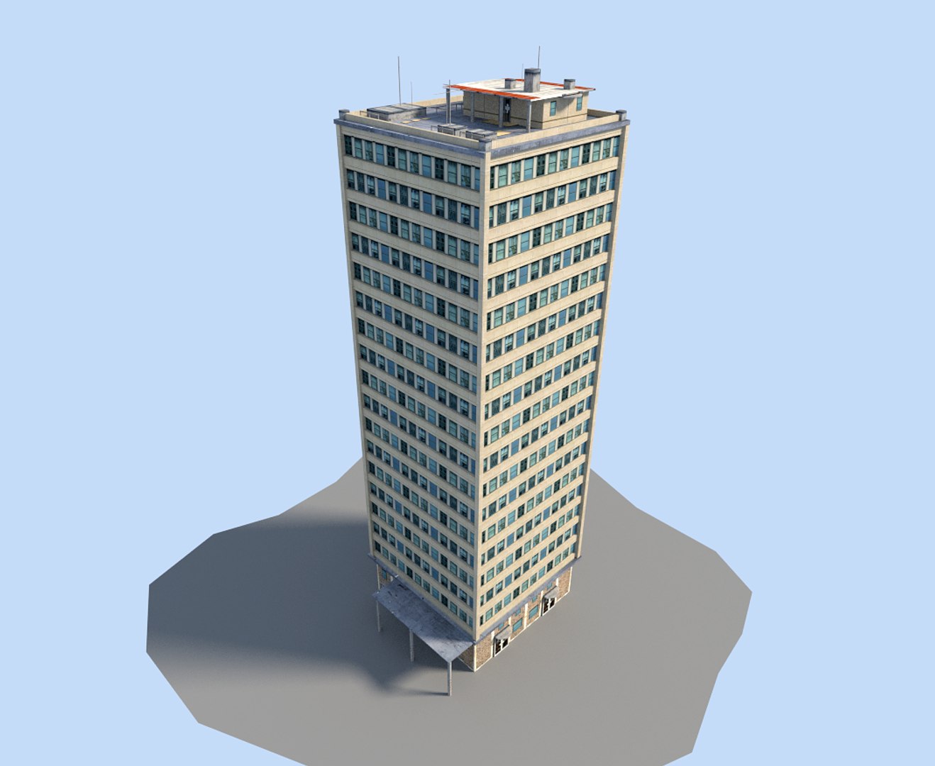 3d building model