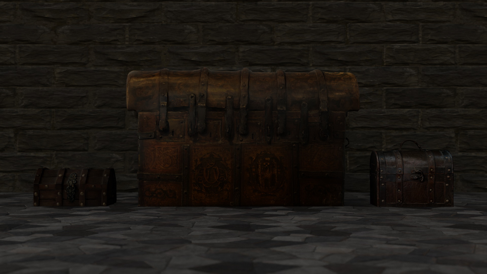 3D Model Chest Collection Pack - TurboSquid 1998128