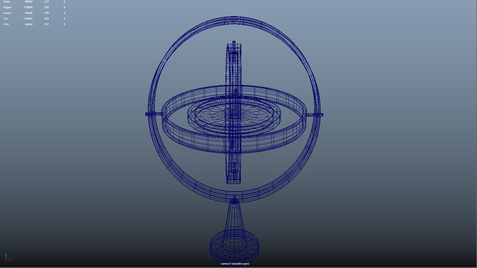 3D Gyroscope - TurboSquid 2187676
