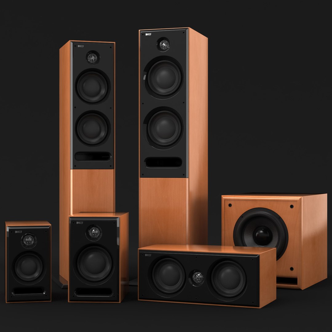 Kef C Series 3d Model