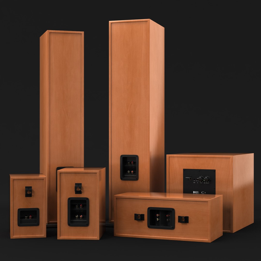 Kef C Series 3d Model