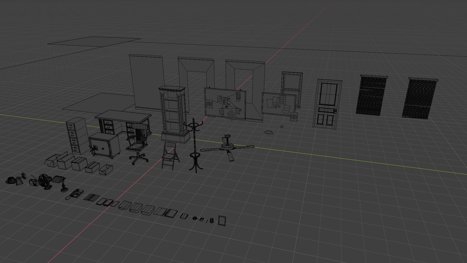 3D Detective Office - TurboSquid 1794550