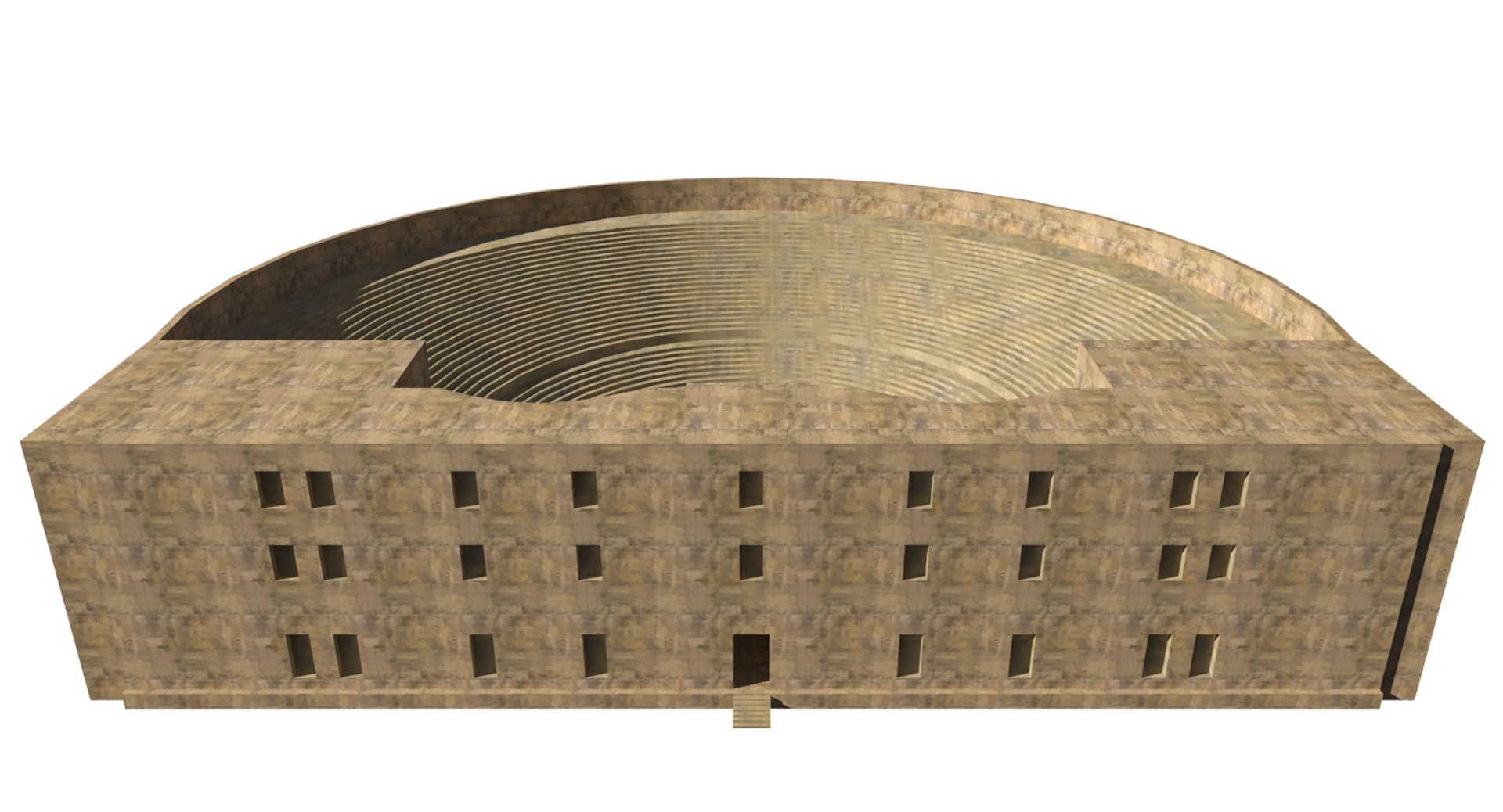 Roman Theater Theatre Model - TurboSquid 1355553