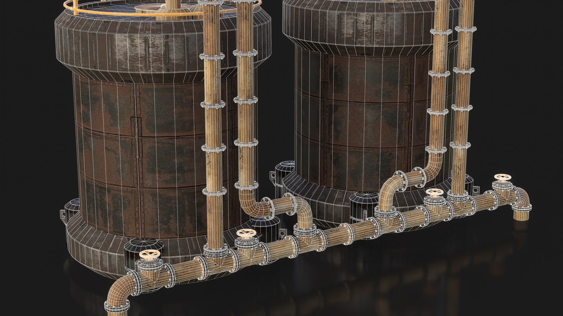 3D Industrial Silo - TurboSquid 2158989