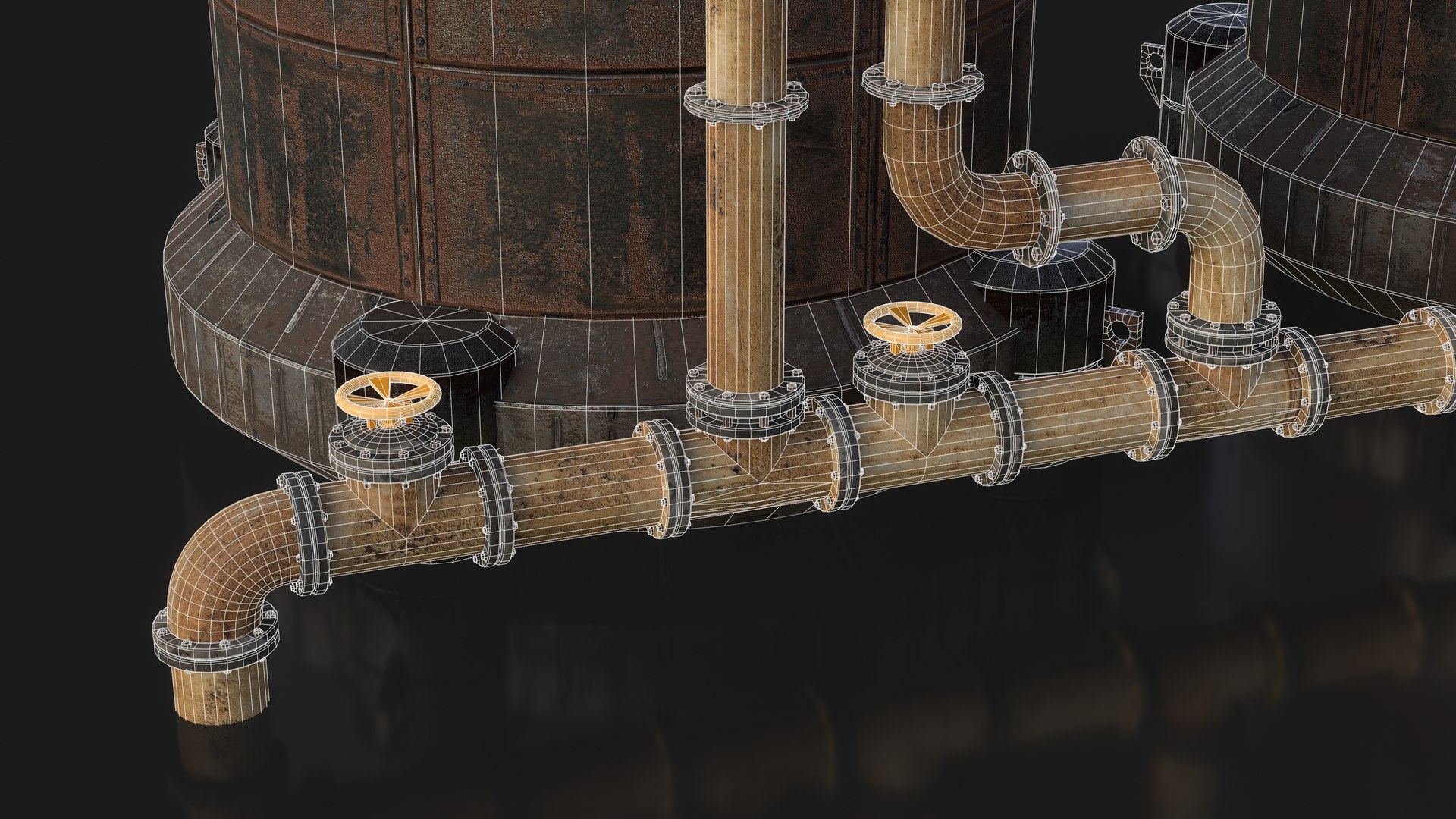 3D Industrial Silo - TurboSquid 2158989