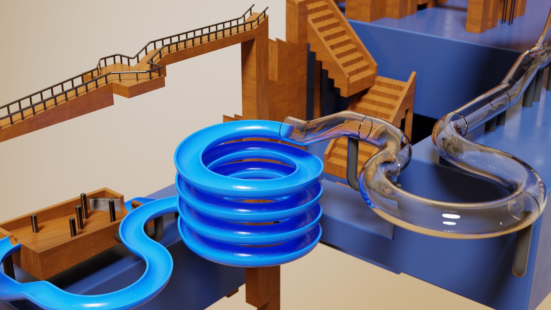 Marble Run Asset Pack 3D Model - TurboSquid 2386247