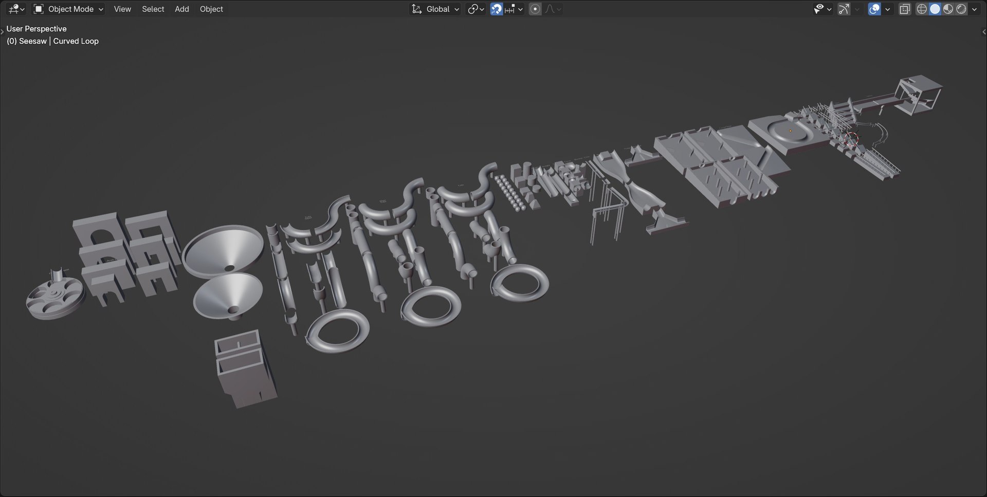 Marble Run Asset Pack 3D Model - TurboSquid 2386247