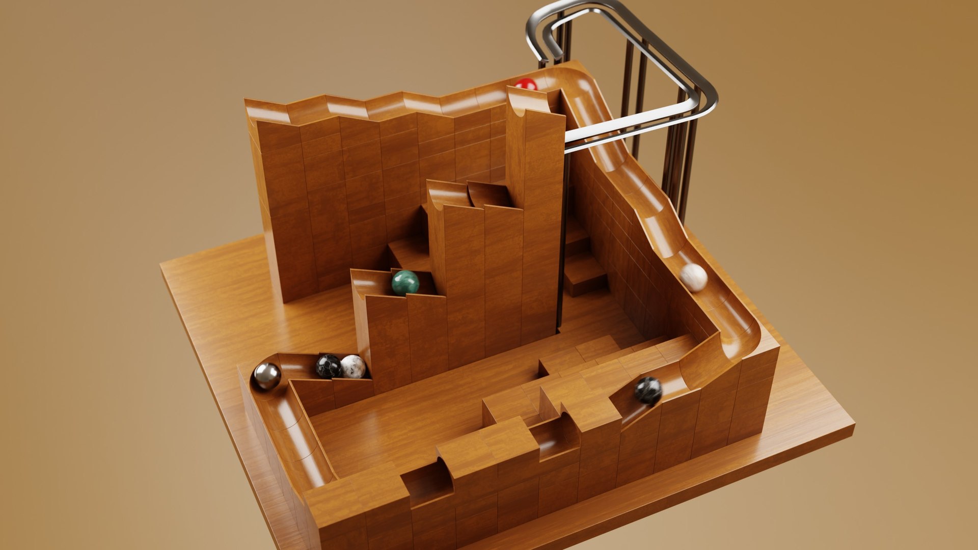 Marble Run Asset Pack 3D Model - TurboSquid 2386247