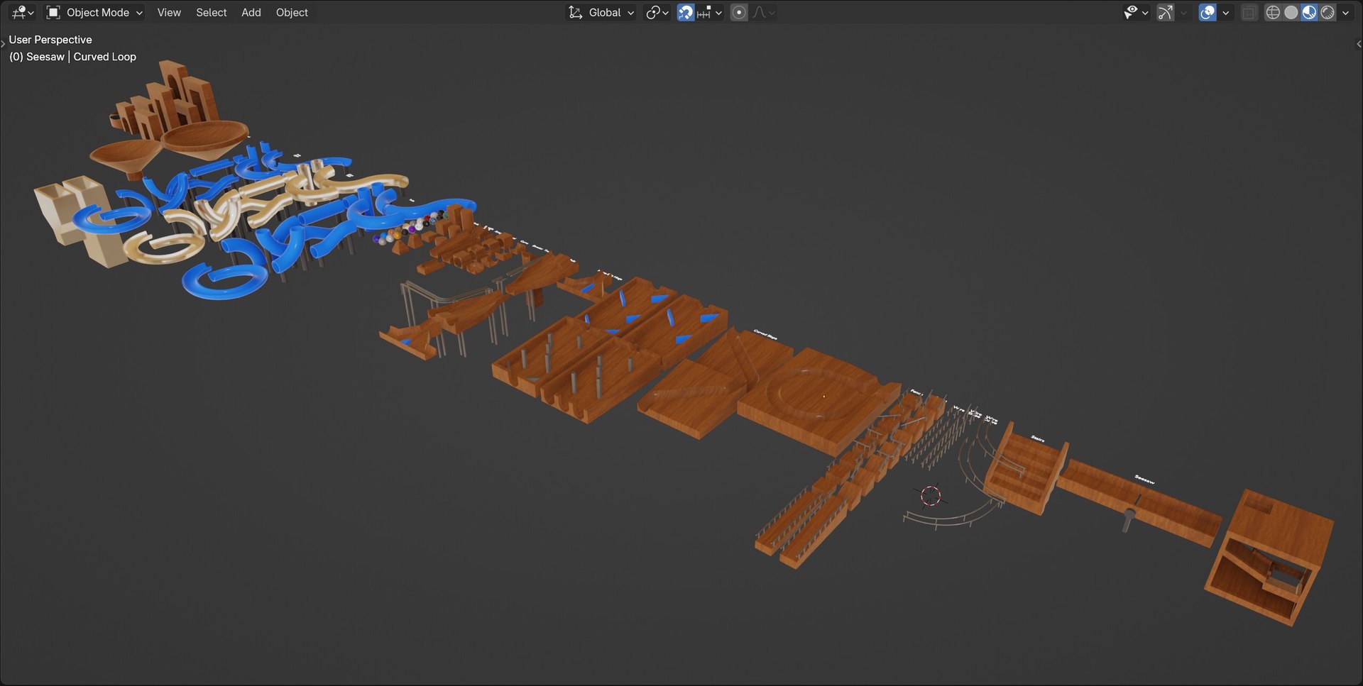 Marble Run Asset Pack 3D Model - TurboSquid 2386247