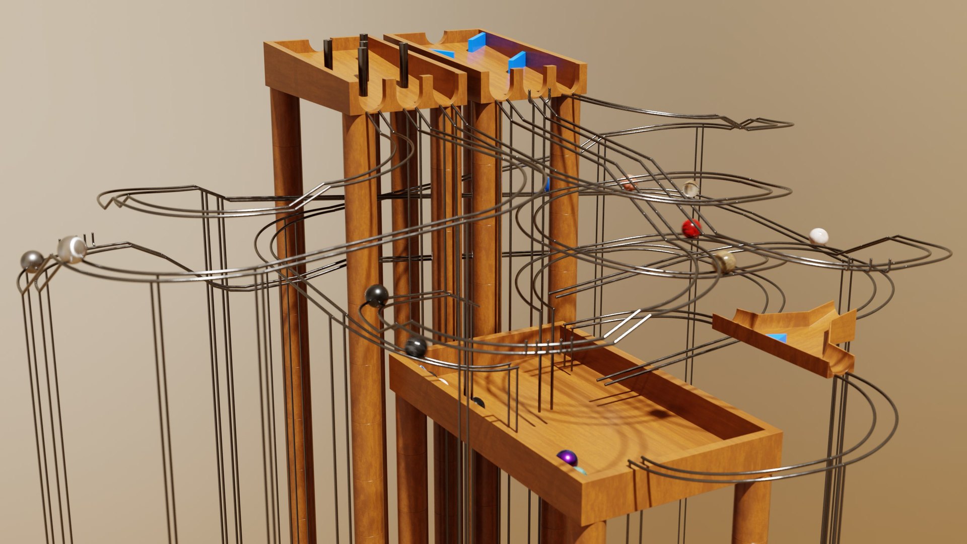 Marble Run Asset Pack 3D Model - TurboSquid 2386247