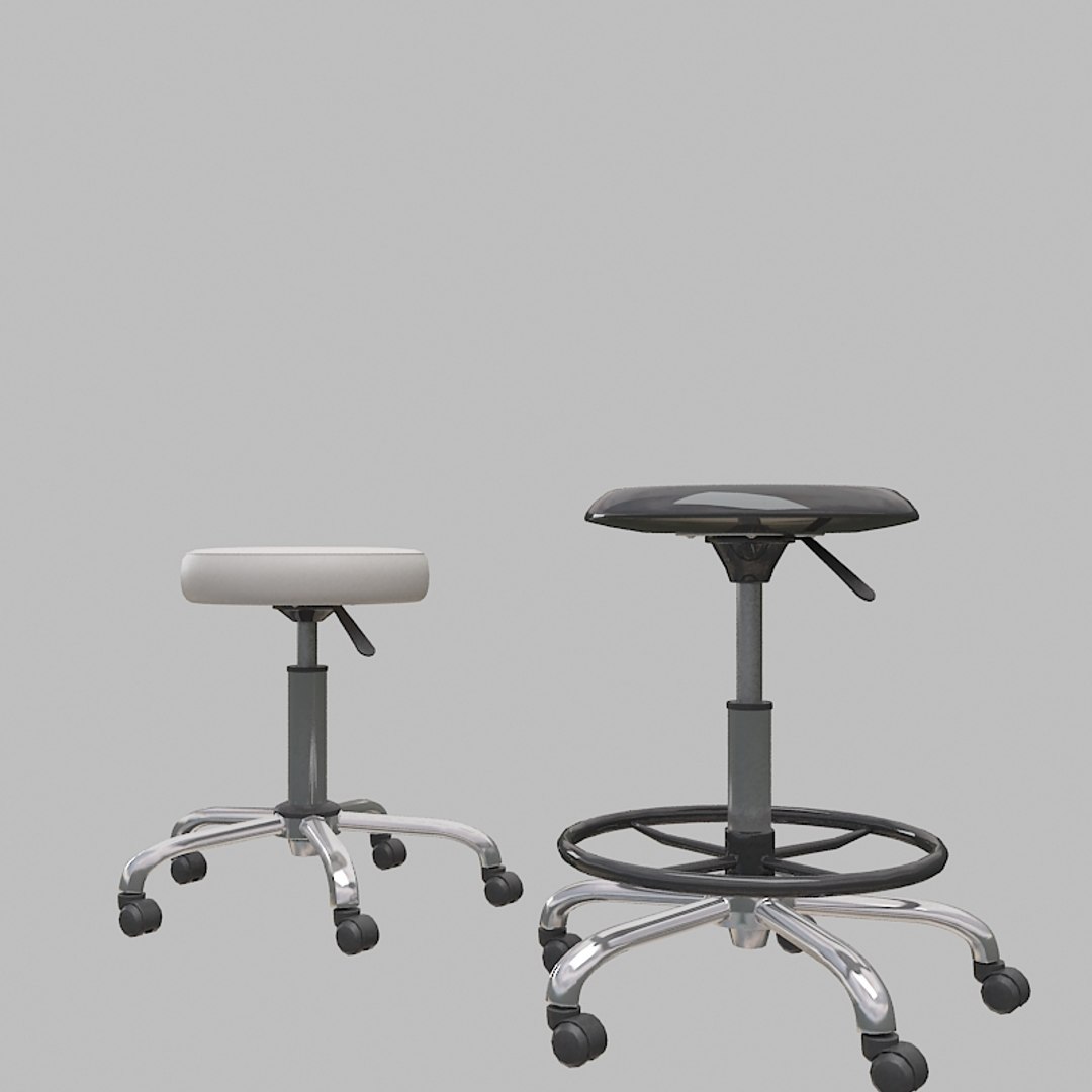 3d Designer Drafting Stools Chair