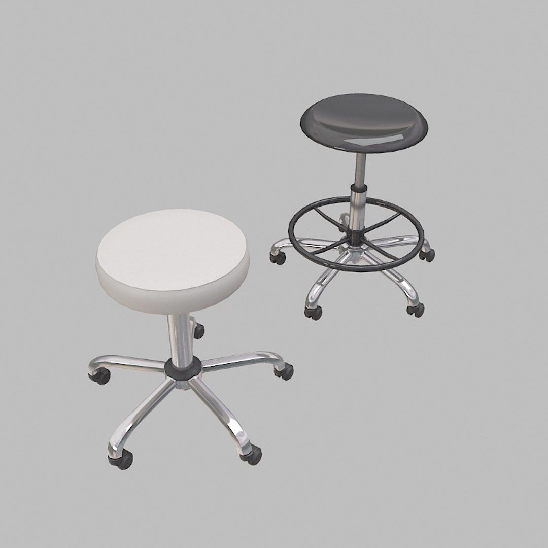 3d Designer Drafting Stools Chair