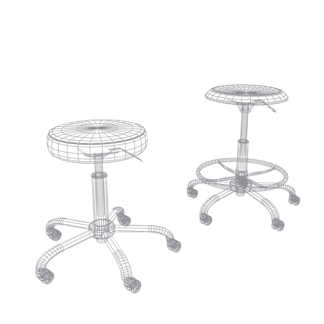 3d Designer Drafting Stools Chair
