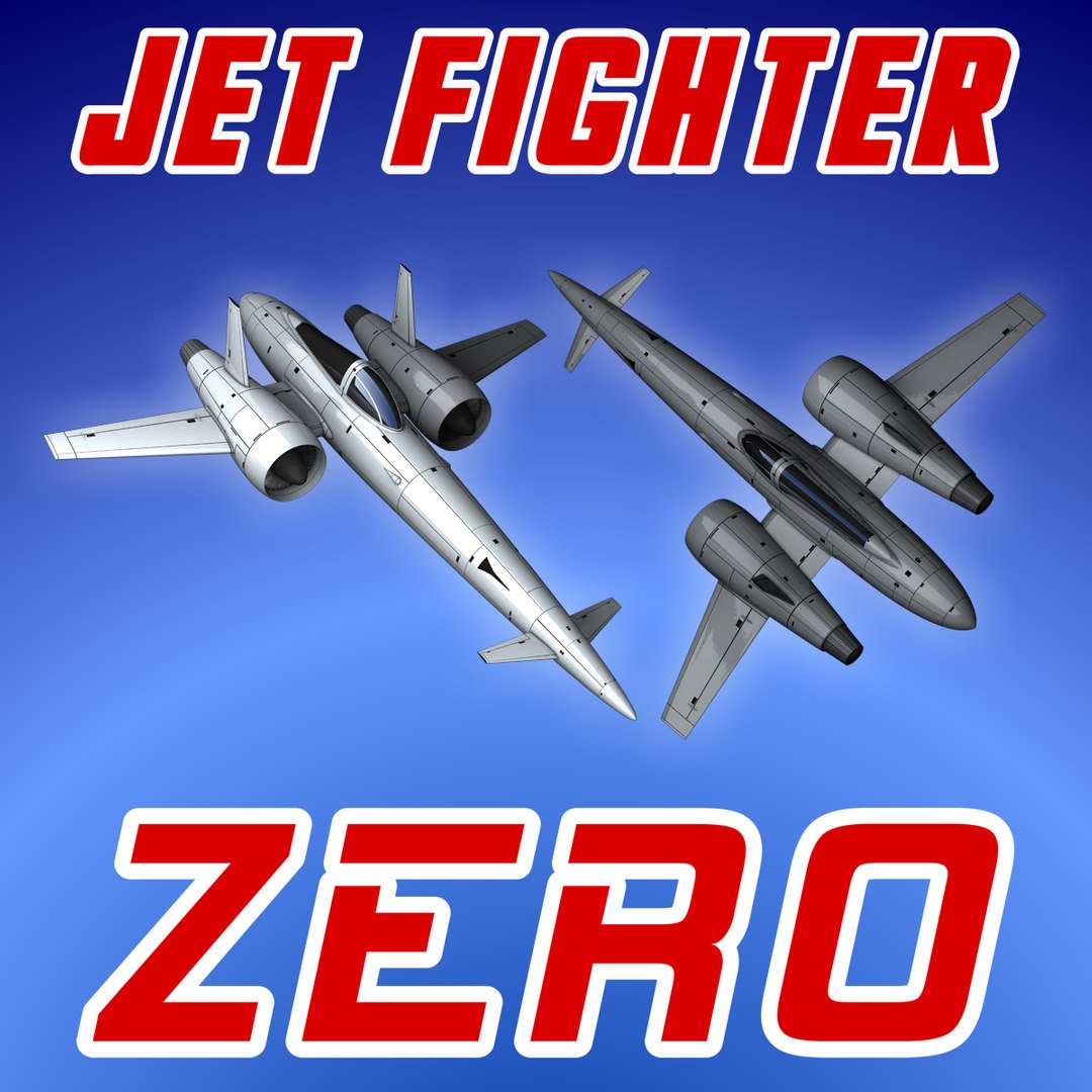 3ds max jet fighter zero