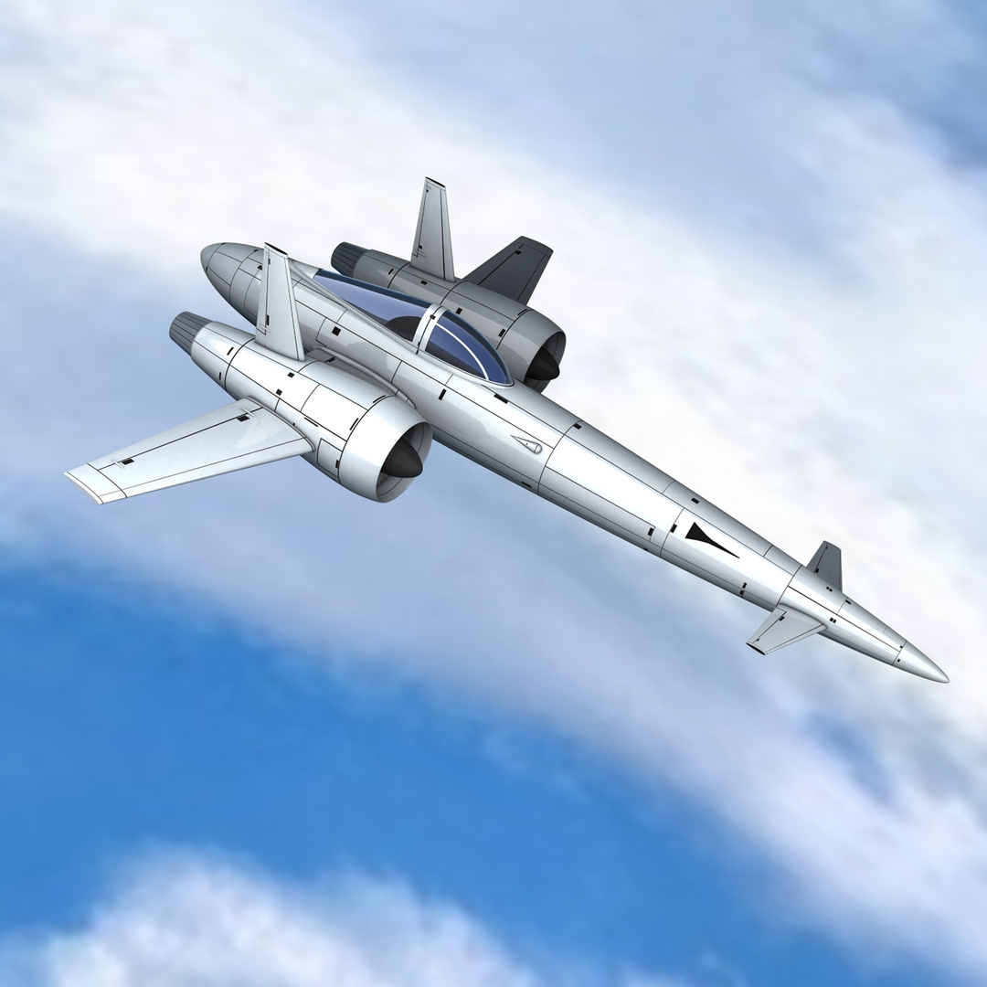 3ds max jet fighter zero