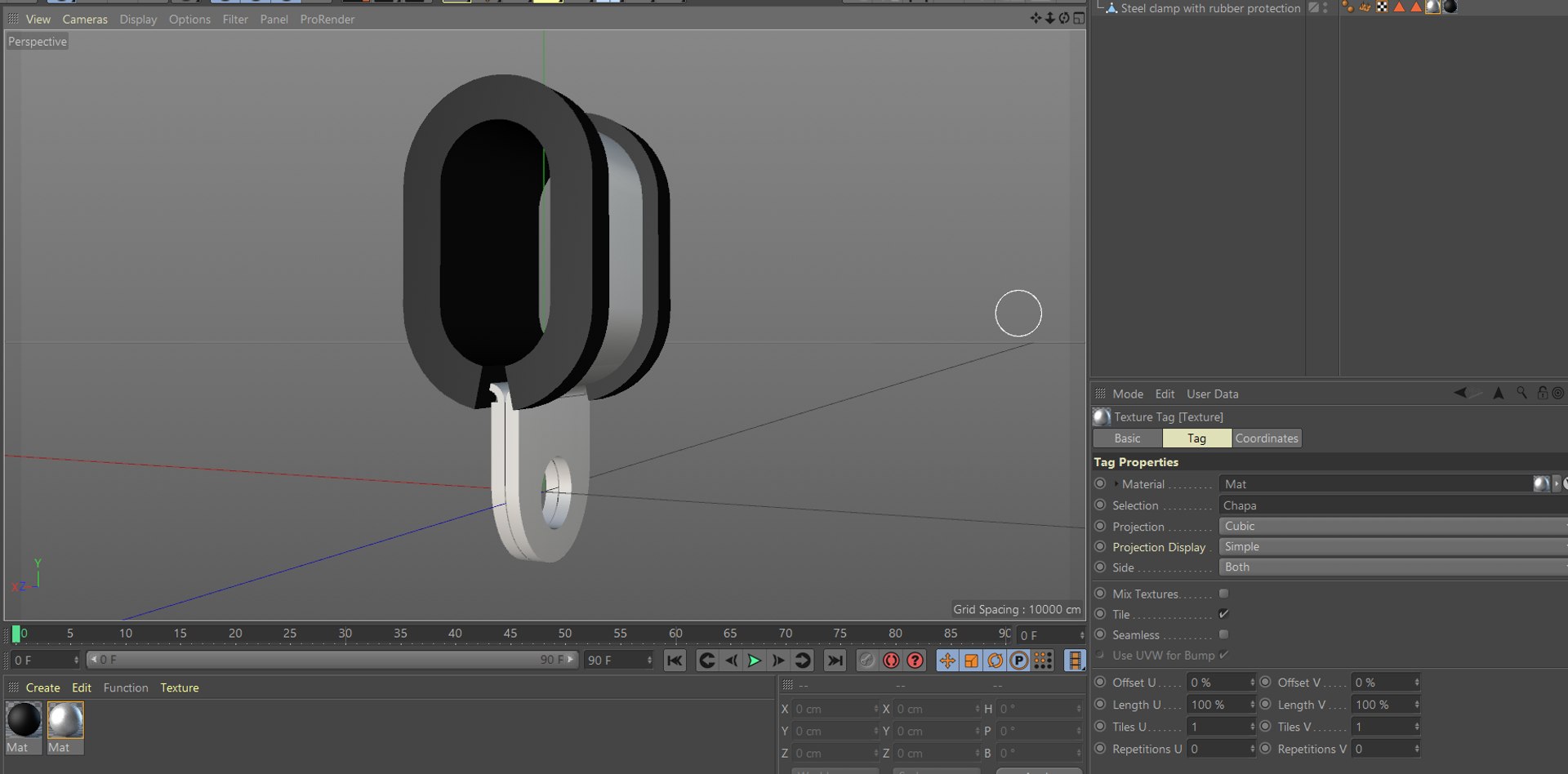 Steel Clamp Rubber Protection 3D - TurboSquid 1413698