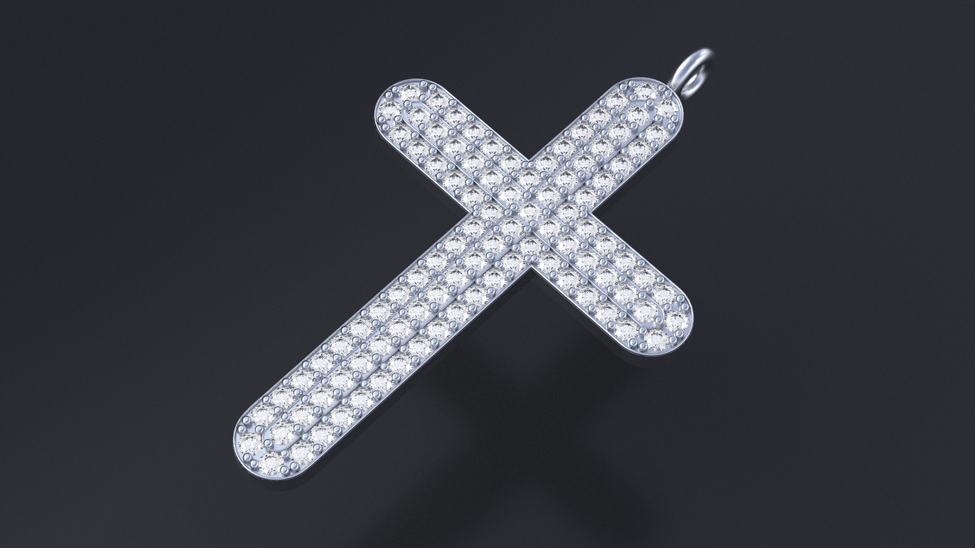 3D Orthodox cross with diamonds cnc model or 3D print model model ...