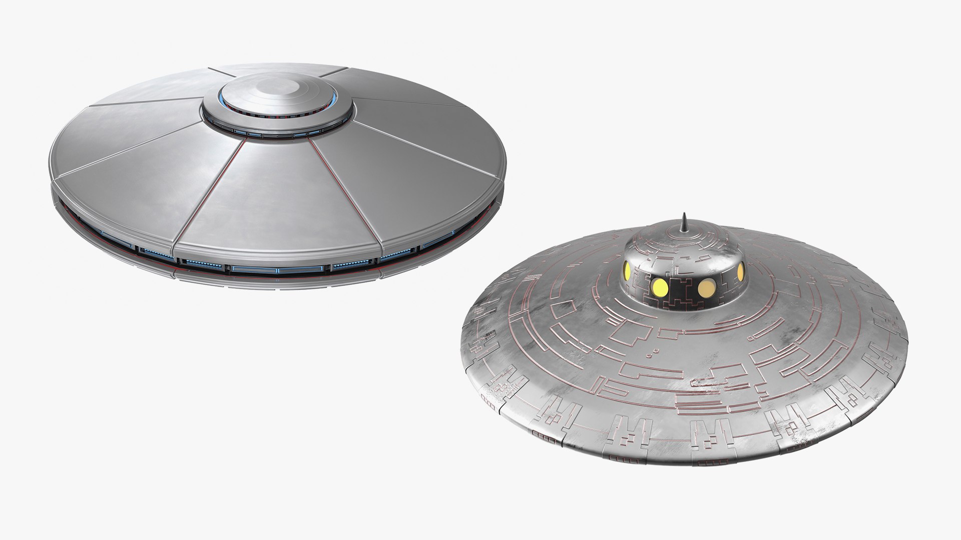 UFO Ships Collection 3D - TurboSquid 2117497