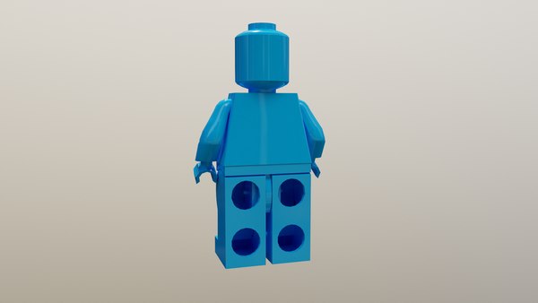 modelo 3d Lego Human Low Poly Low-poly - TurboSquid 1804326