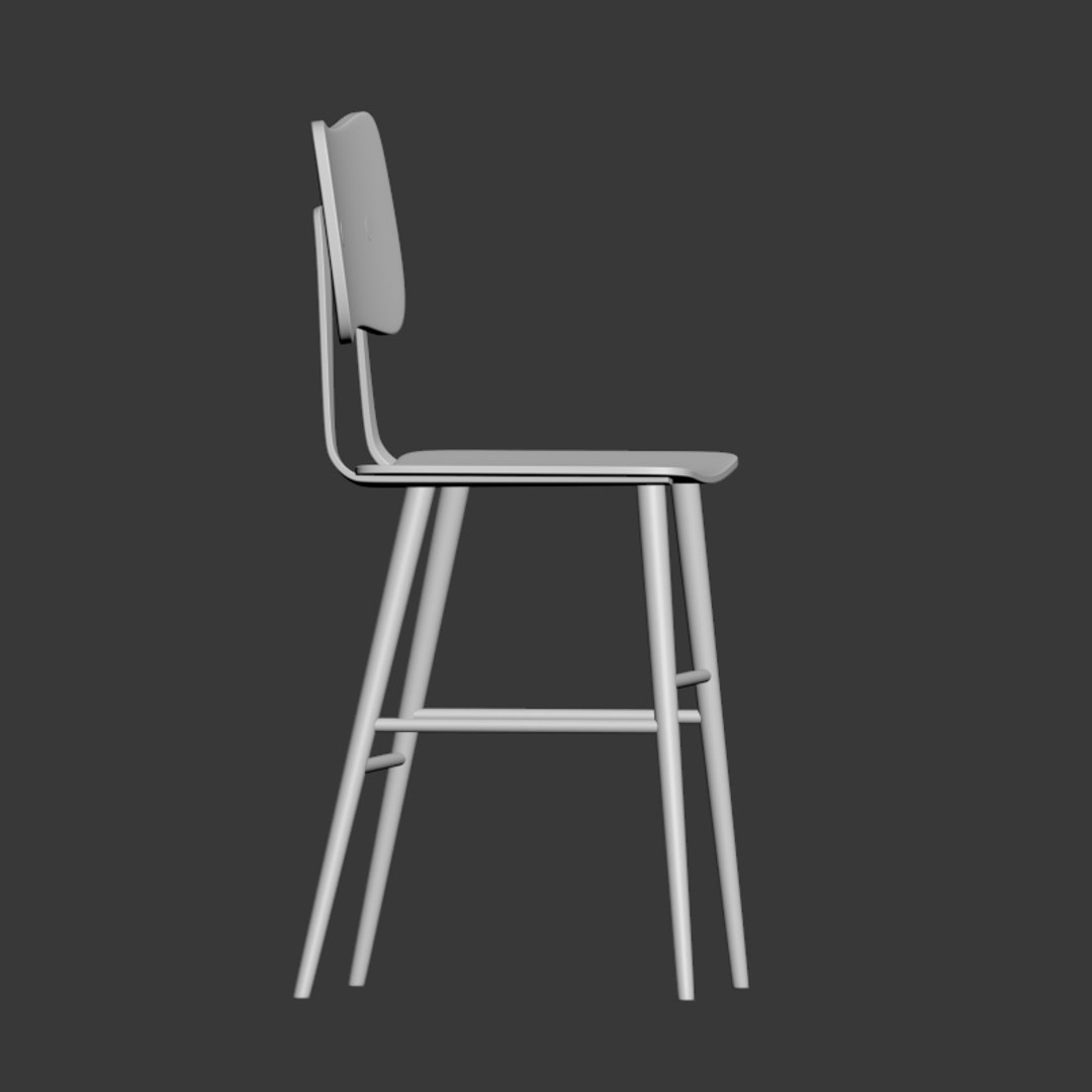 Sandler Stool Model - TurboSquid 1560424