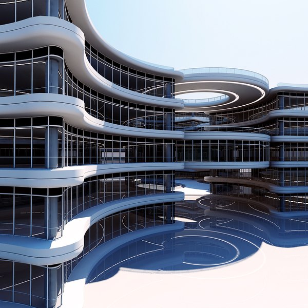 3d model architectural structure