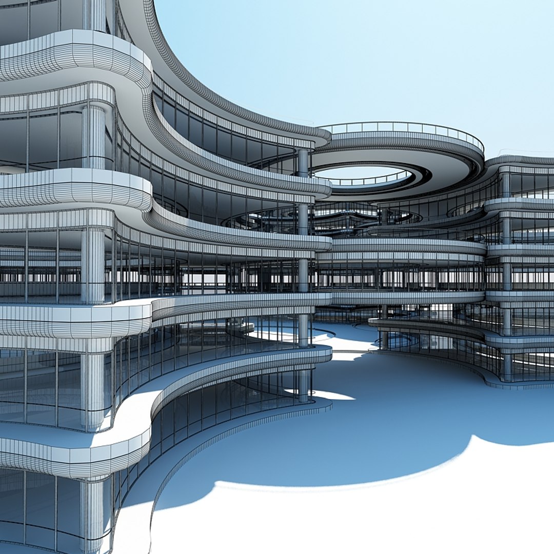 building structure 3d x