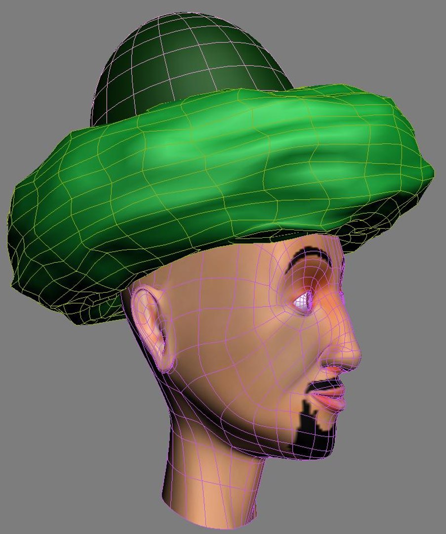 3d Arab Comic Head Cartoon