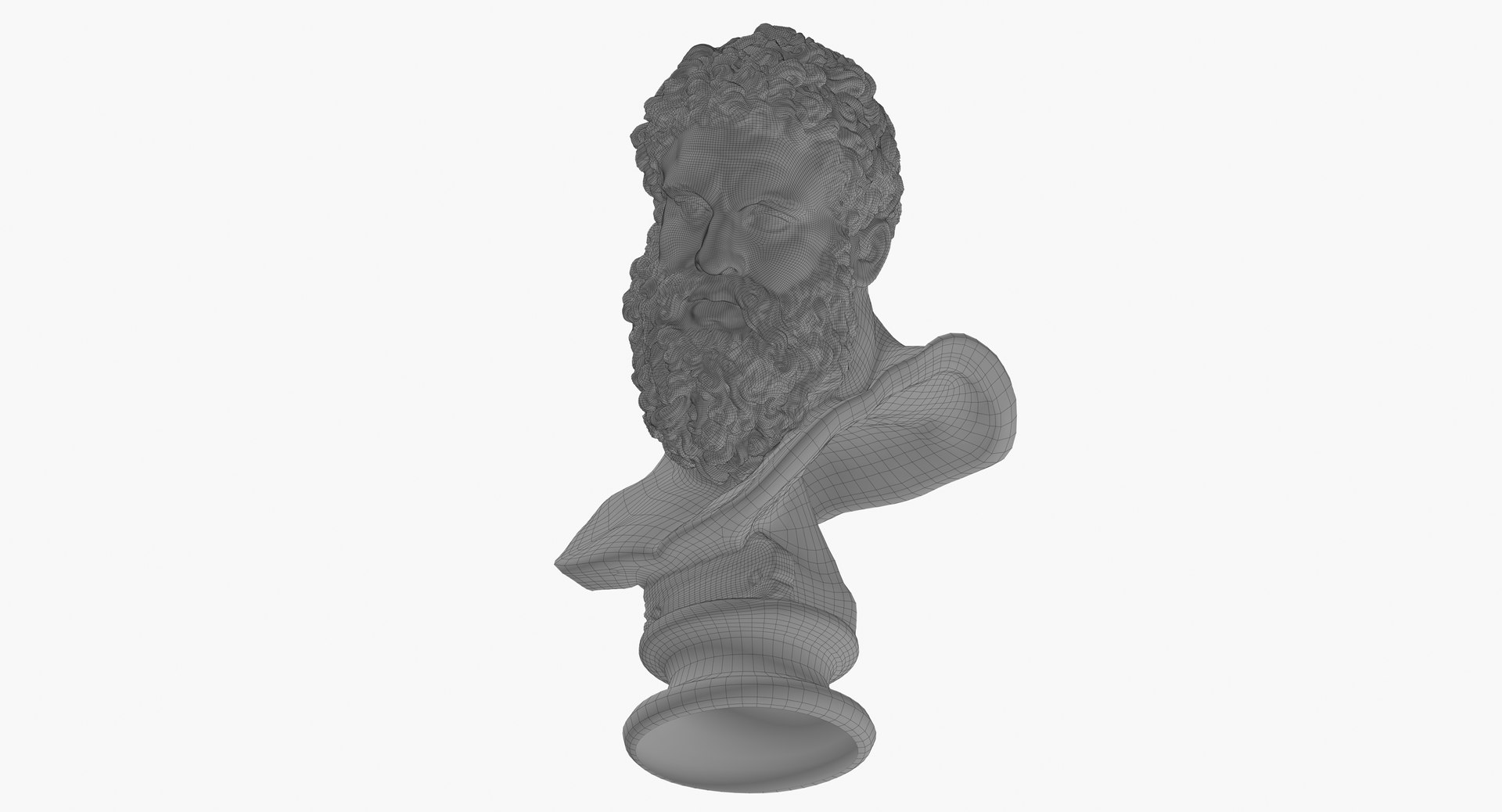 3D Bust Hercules Model - TurboSquid 1296388