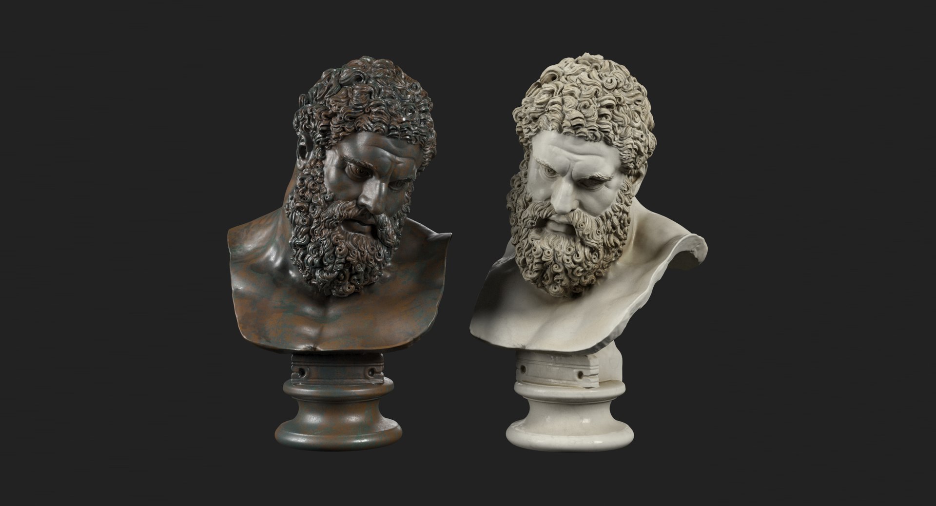 3D bust hercules model - TurboSquid 1296388