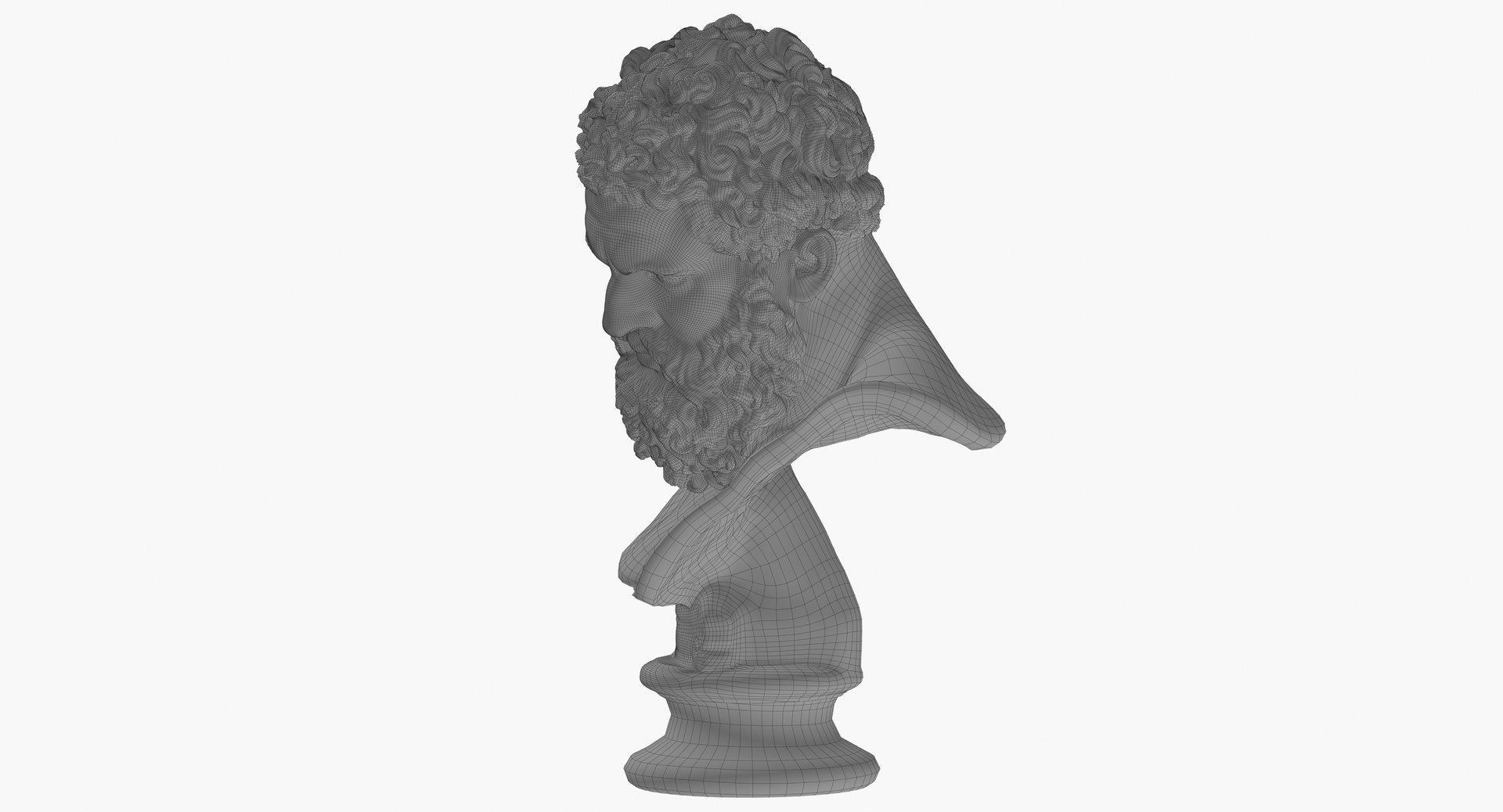 3D Bust Hercules Model - TurboSquid 1296388