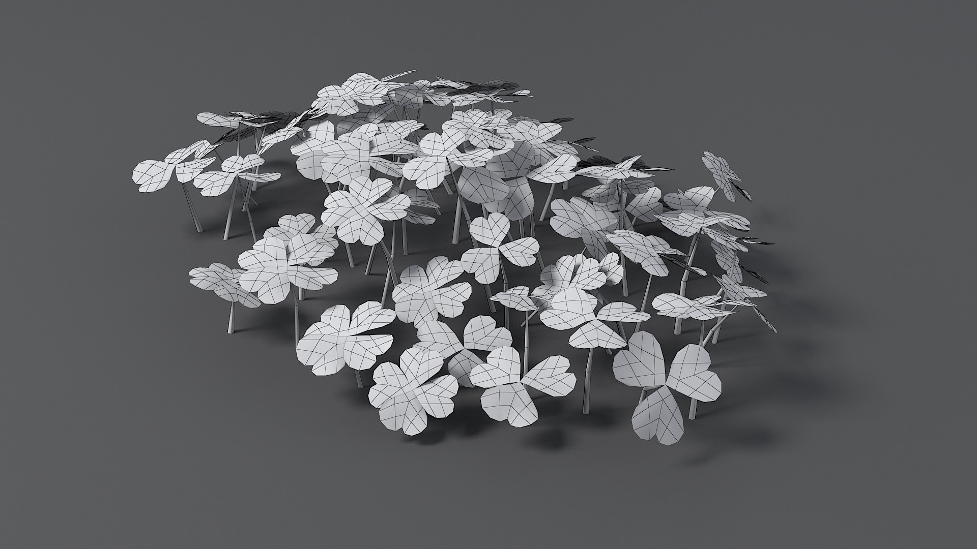 Cartoon Clover 05 3D Model - TurboSquid 2043169