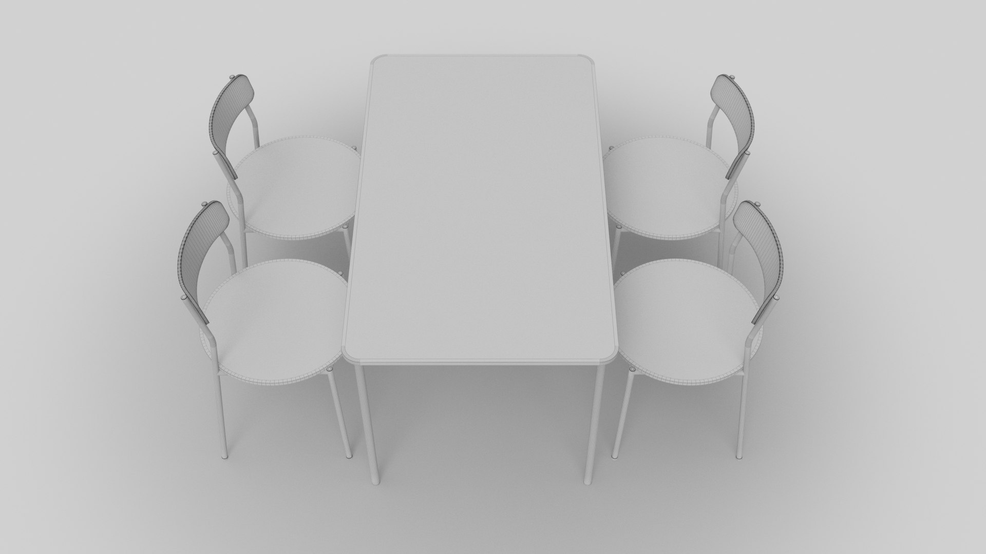 3D CAFE TABLE SET - TurboSquid 2426571