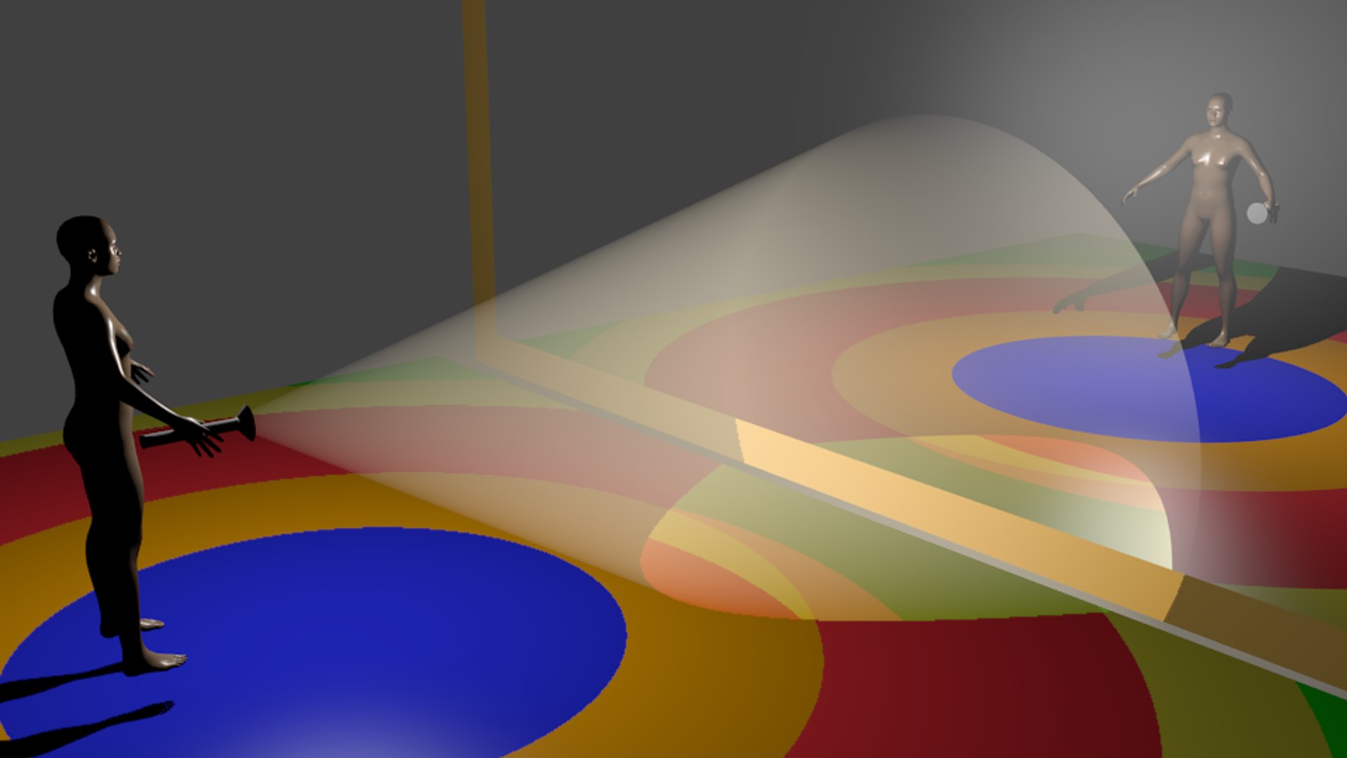 3D model women torch mirror - TurboSquid 1369756