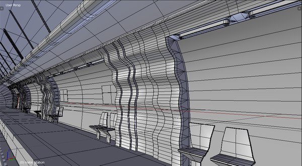 modelo 3d Estación de metro paris - TurboSquid 1173469