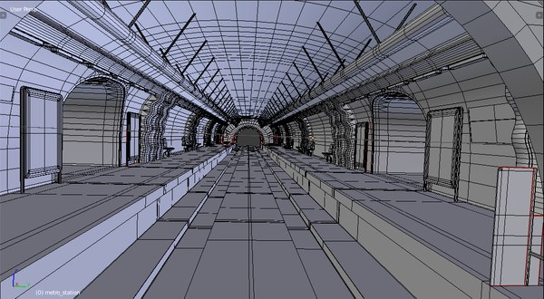 modelo 3d Estación de metro paris - TurboSquid 1173469