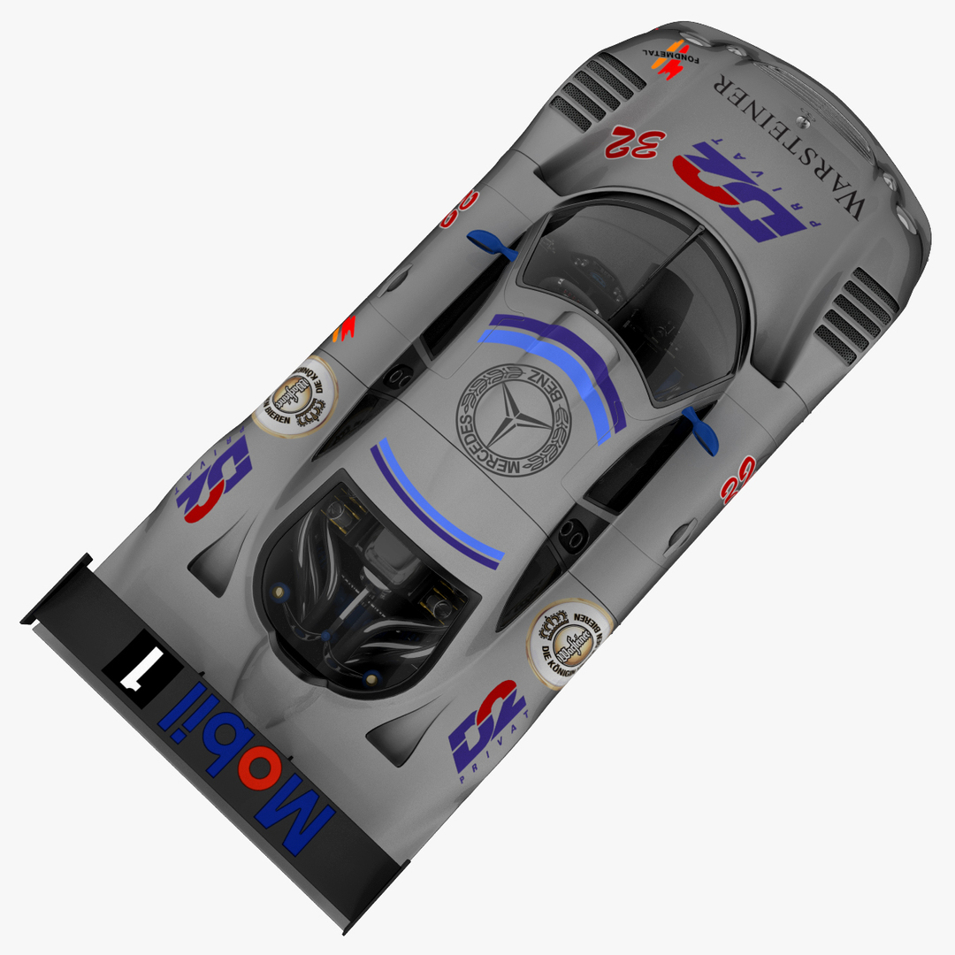 3d model mercedes clk gtr