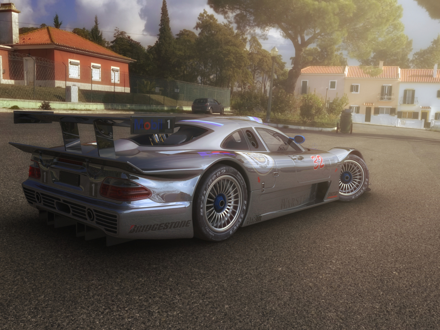 3d model mercedes clk gtr