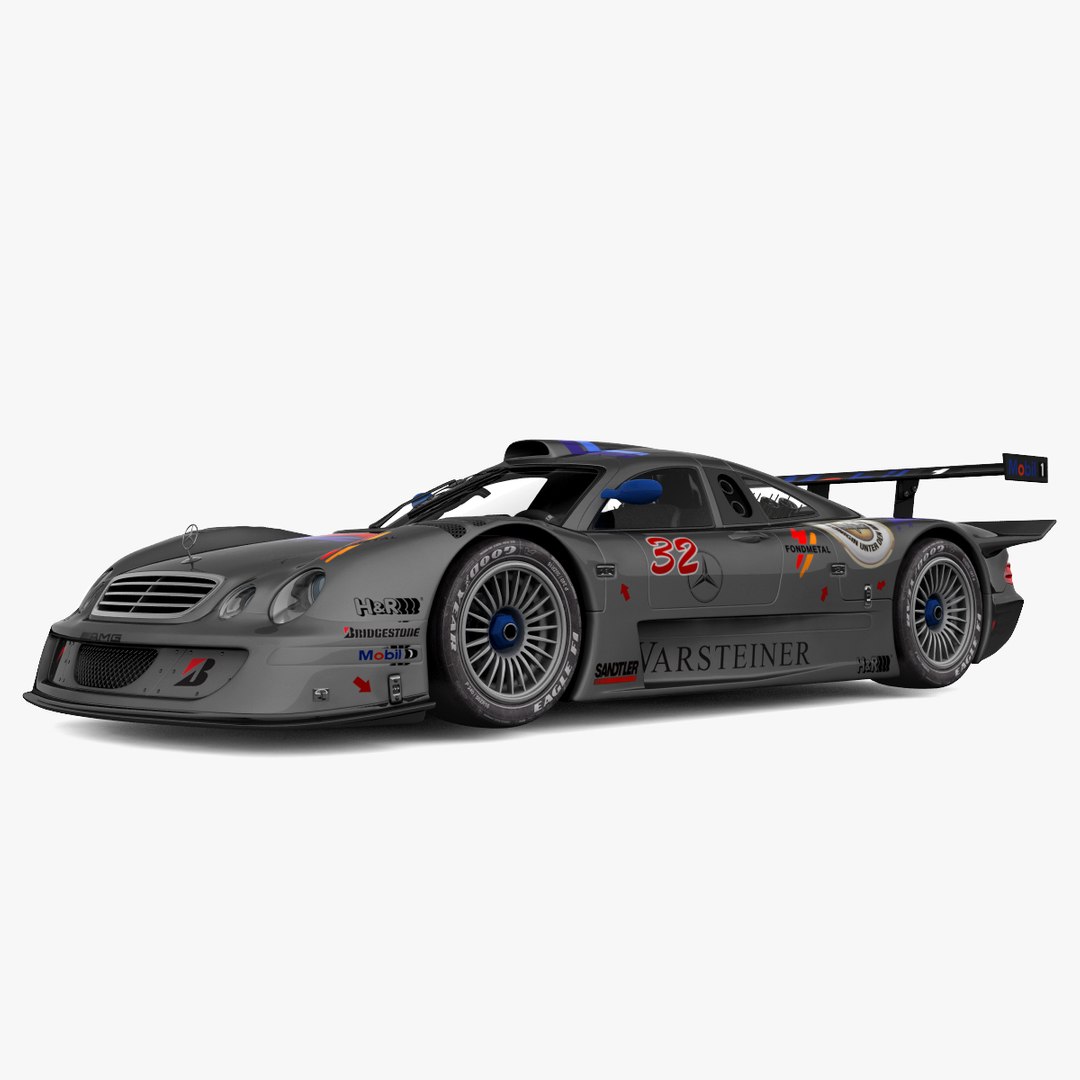 3d model mercedes clk gtr