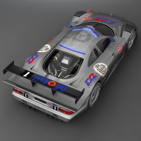 3d model mercedes clk gtr