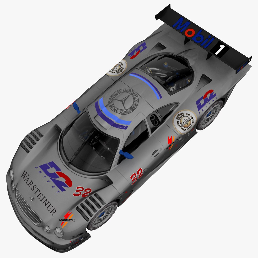 3d model mercedes clk gtr