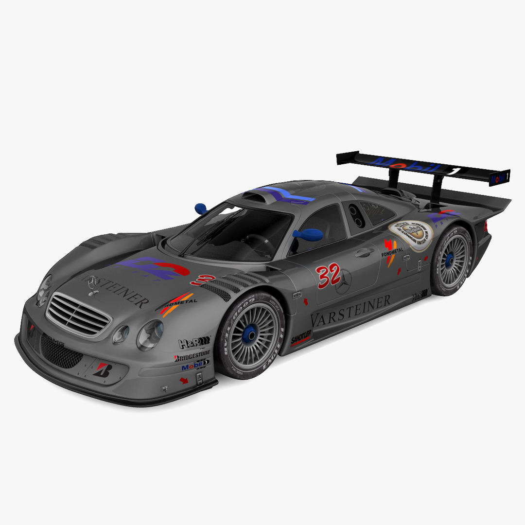 3d model mercedes clk gtr