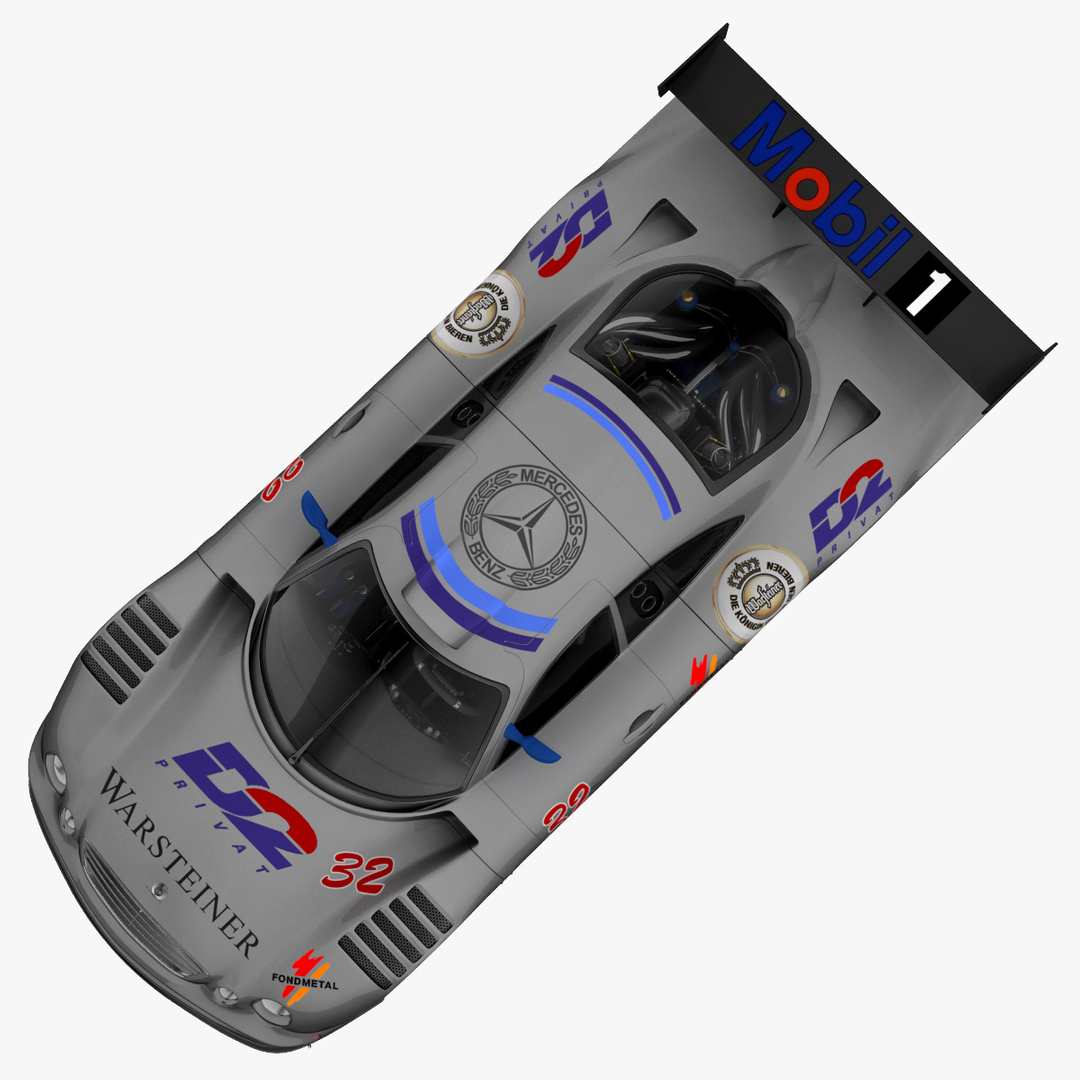 3d model mercedes clk gtr