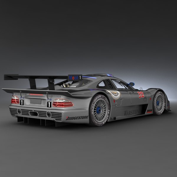 3d model mercedes clk gtr