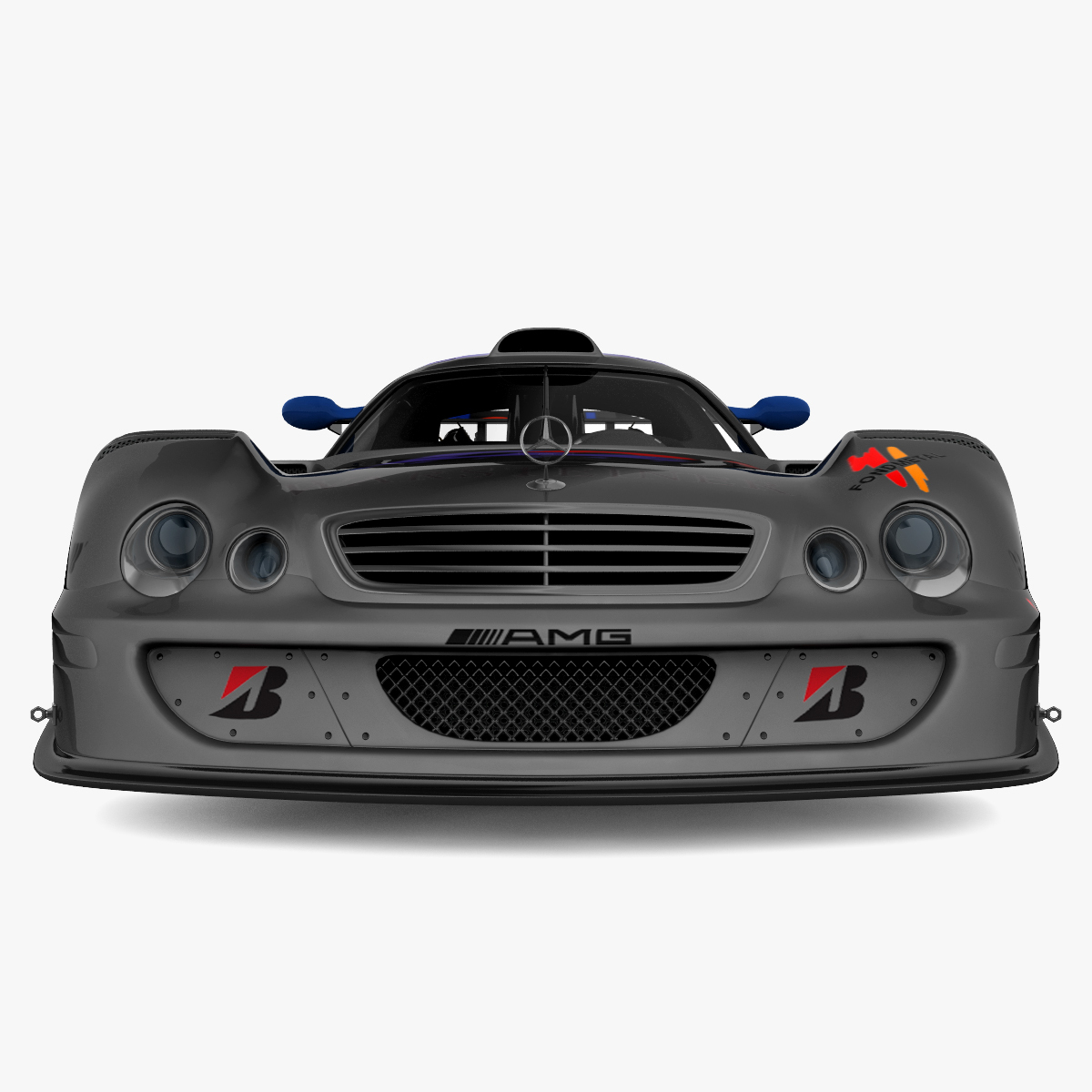 3d model mercedes clk gtr