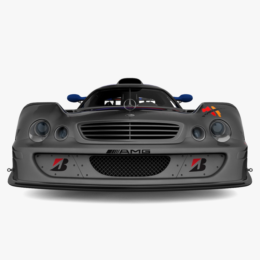 3d model mercedes clk gtr